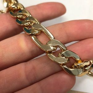 Jewelry | Gold Interlocking Chain Necklace | Poshmark